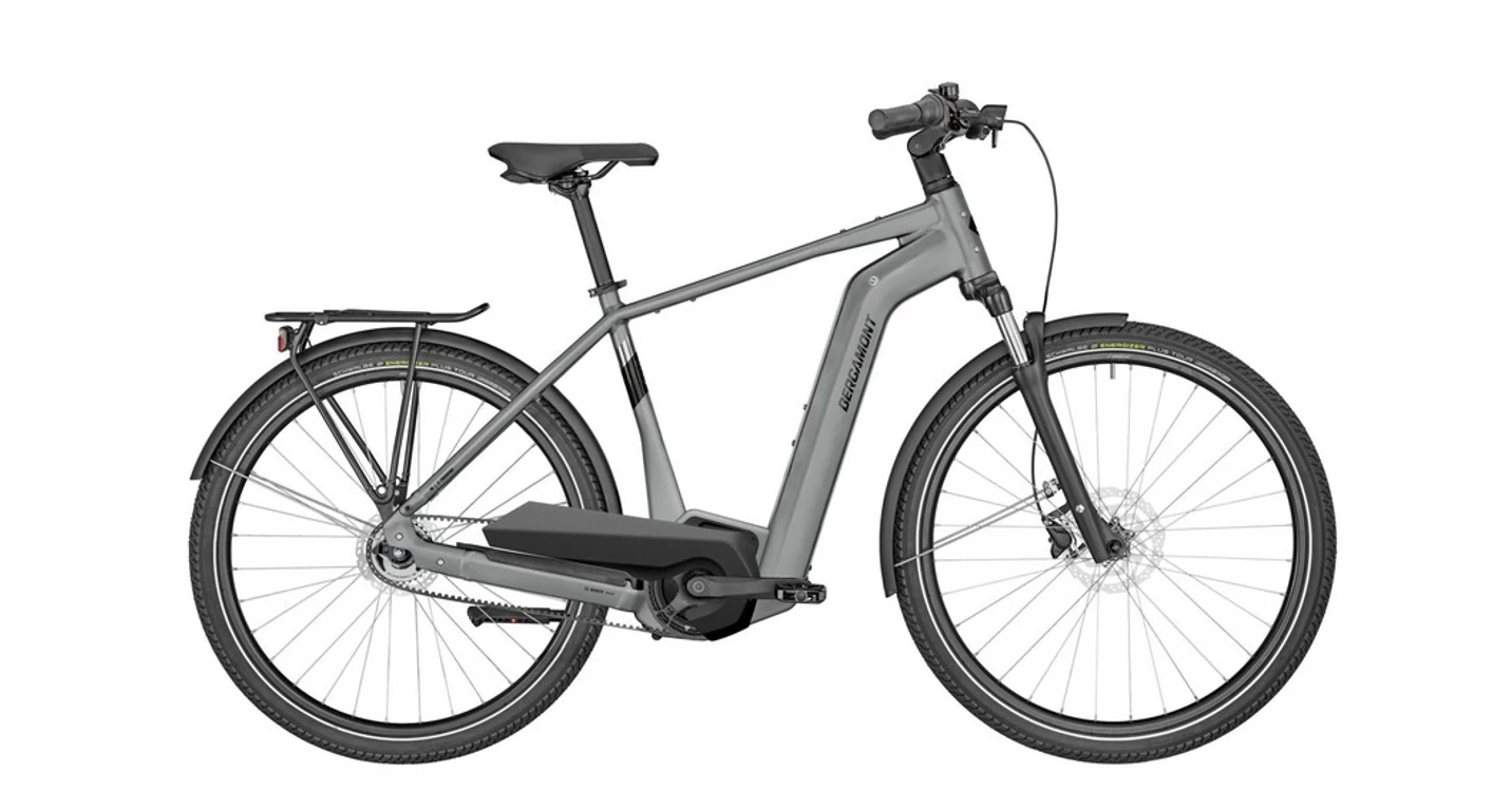 Bergamont E-Horizon N5e FH Belt férfi E-bike matt titanium silver 60cm ...