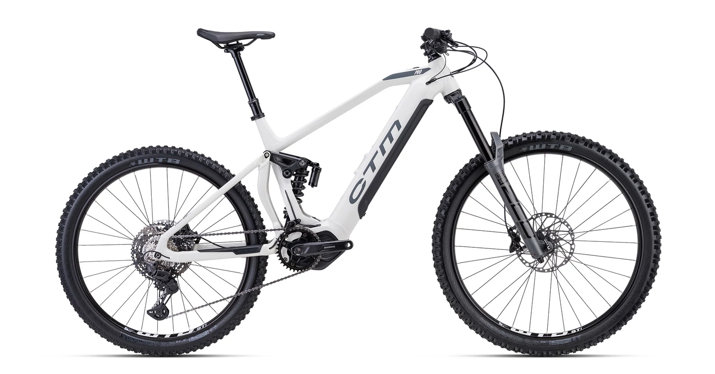 CTM Switch Pro férfi E-bike fehér / betonszürke L | Kerékpár Webshop ...