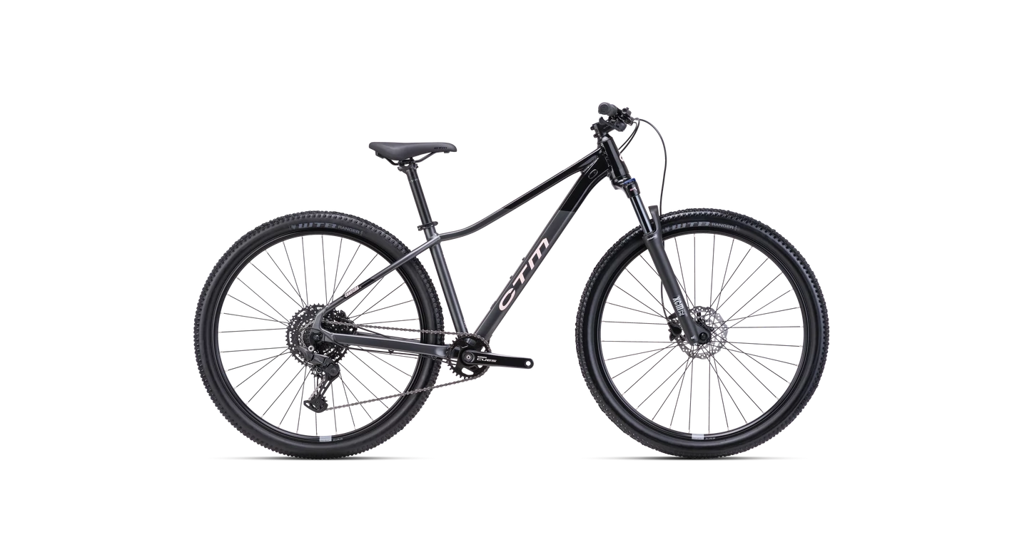 CTM Charisma 4.0 női Mountain Bike matt metal fekete / fényes fekete M ...
