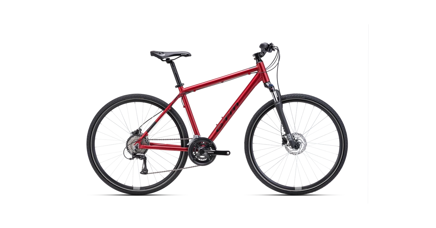 CTM Tranz 3.0 férfi Cross Kerékpár matt piros / fekete XL (21 ...