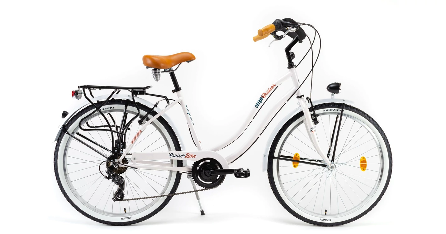 Csepel Cruiser 26/18 Neo 7sp 21 Női Cruiser Kerékpár fehér | Kerékpár ...