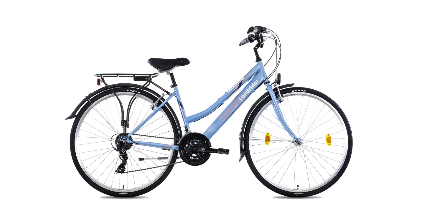 Csepel Landrider 28/17 21SP 21 női Trekking Kerékpár világoskék ...