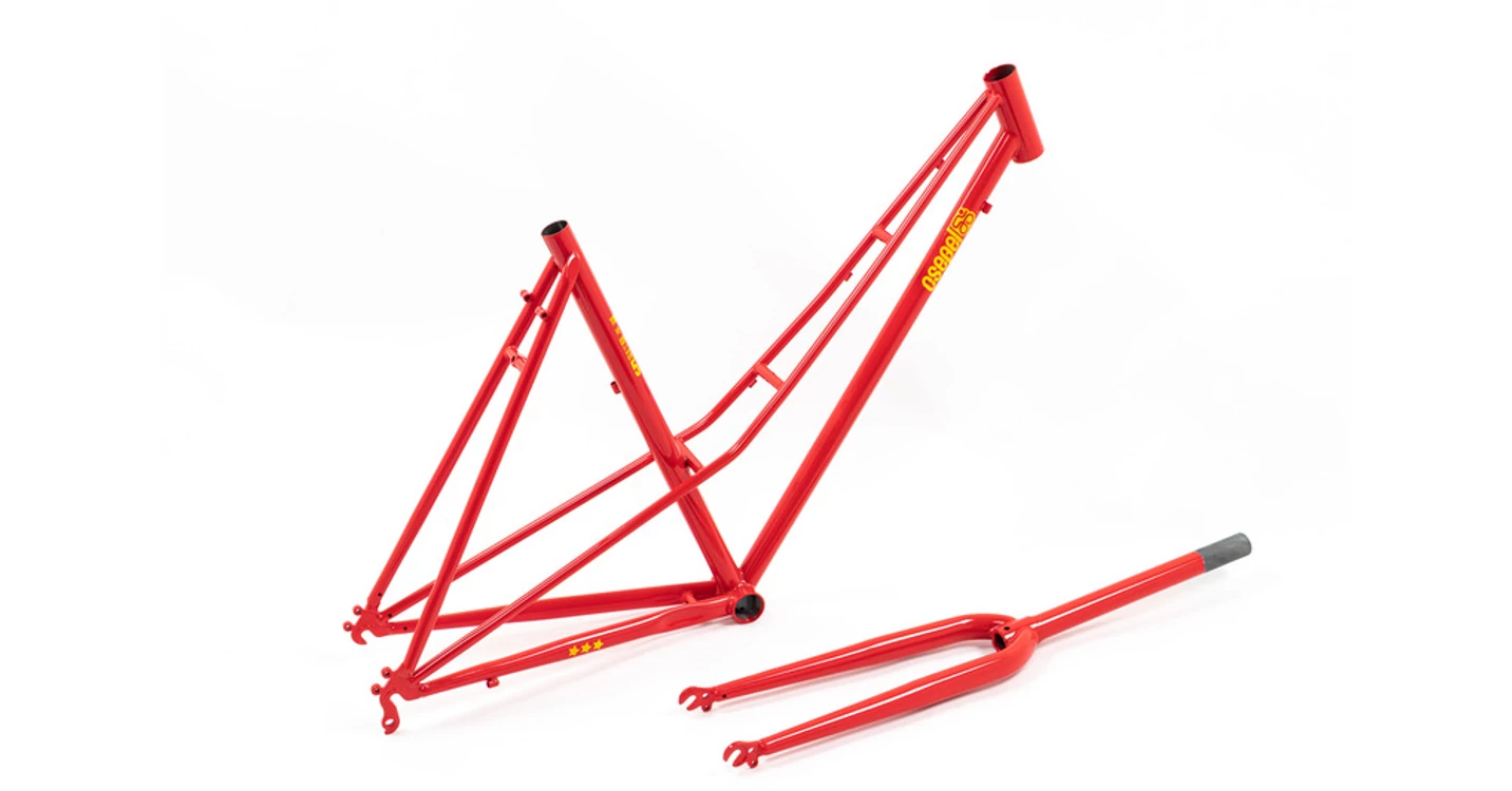 Csepel Torpedo Lady 3* Váz Szett Acél 510mm Piros | Kerékpár Webshop ...