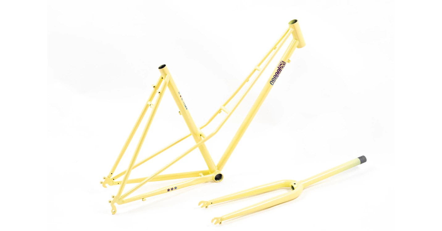 Csepel Torpedo Lady 3* Váz Szett Acél 570mm Sárga | Kerékpár Webshop ...