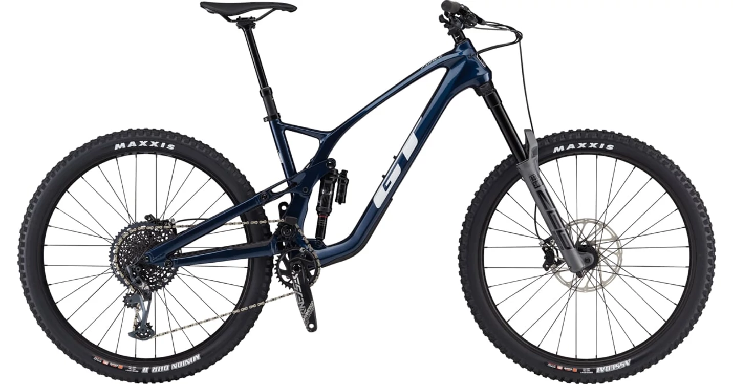 GT Force 29 Carbon Pro LE férfi Fully Mountain Bike indigo M | Kerékpár ...