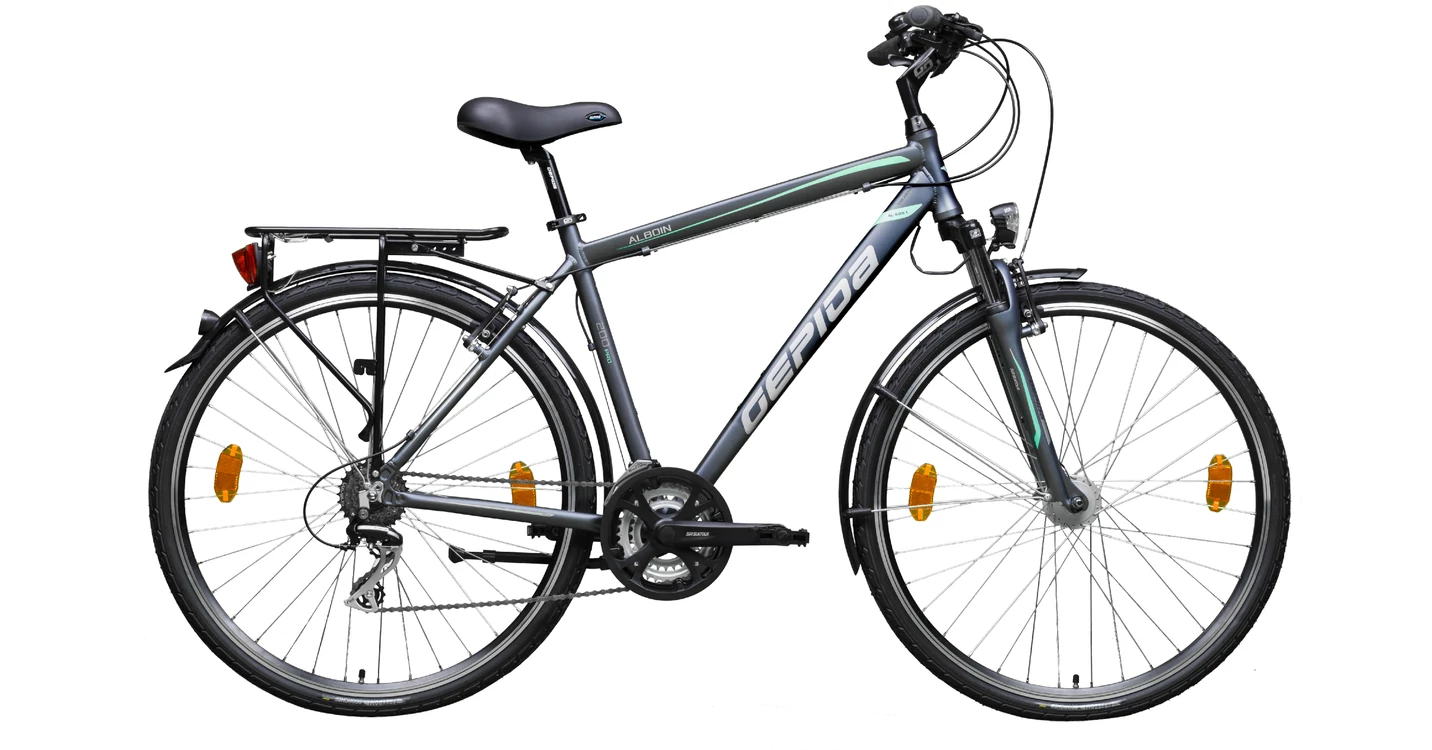 Gepida Alboin 200 PRO 28 M 21 férfi Trekking Kerékpár matt grafit 56cm ...