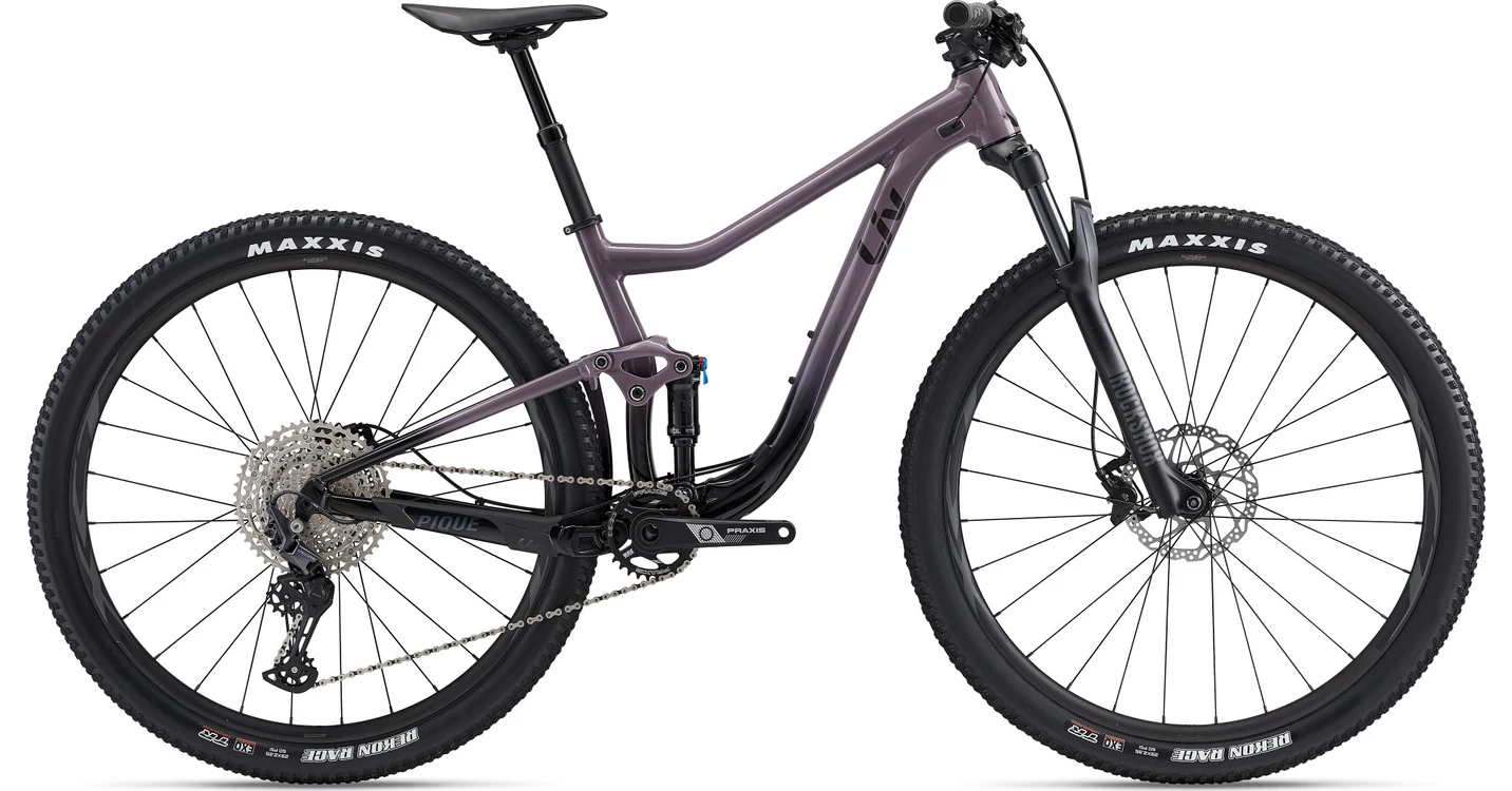 Giant Liv Pique 29 2 2022 női Fully Mountain Bike purple ash L ...