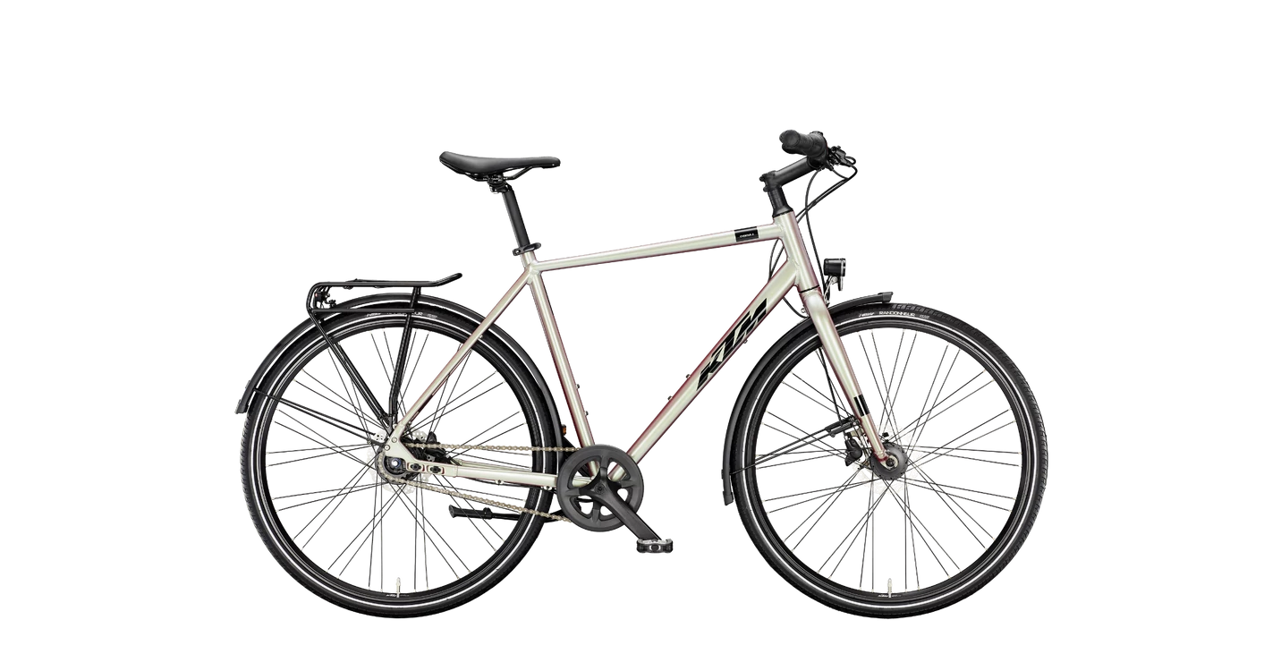 KTM Chester 8 2024 férfi City Kerékpár Iguan (Black) 60cm | Kerékpár ...