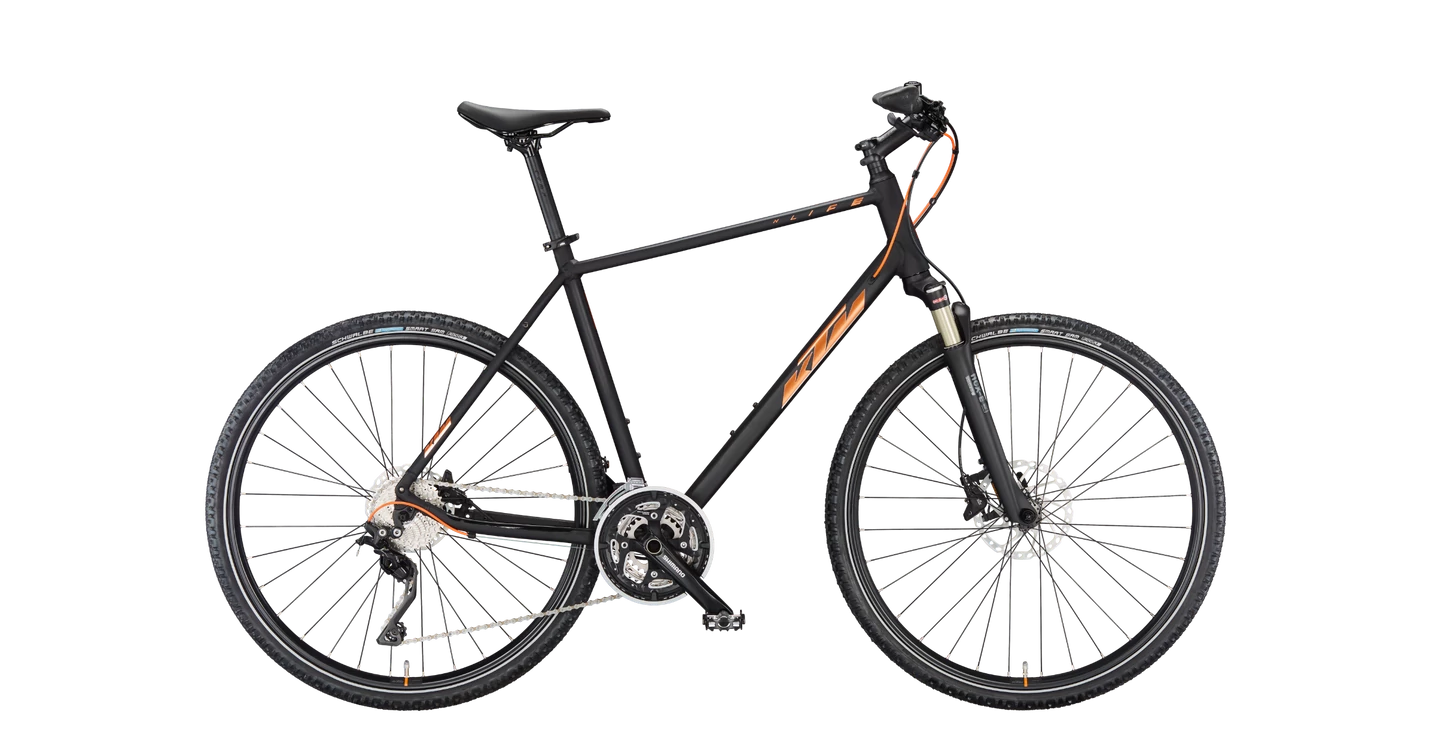 KTM X-Life 1964 Cross 2024 férfi Cross Kerékpár Black Matt (Orange ...