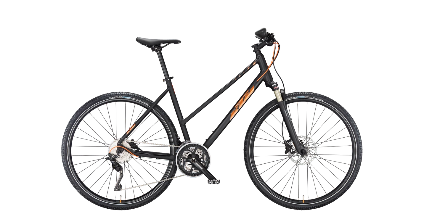 KTM X-Life 1964 Cross 2024 női Cross Kerékpár Black Matt (Orange) 51cm ...