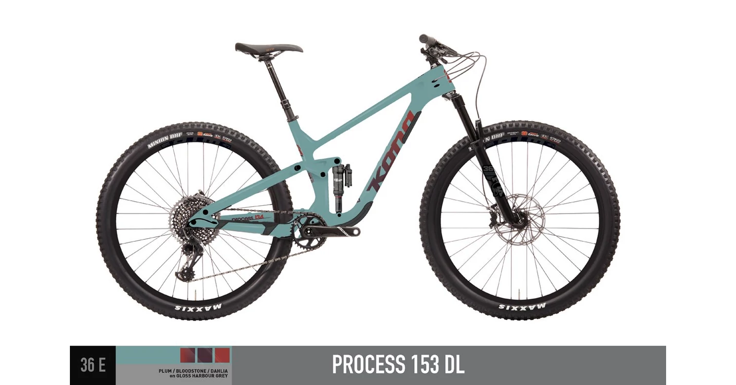 Kona 36e Process 153 DL 29 2023 férfi Fully Mountain Bike bloodstone ...