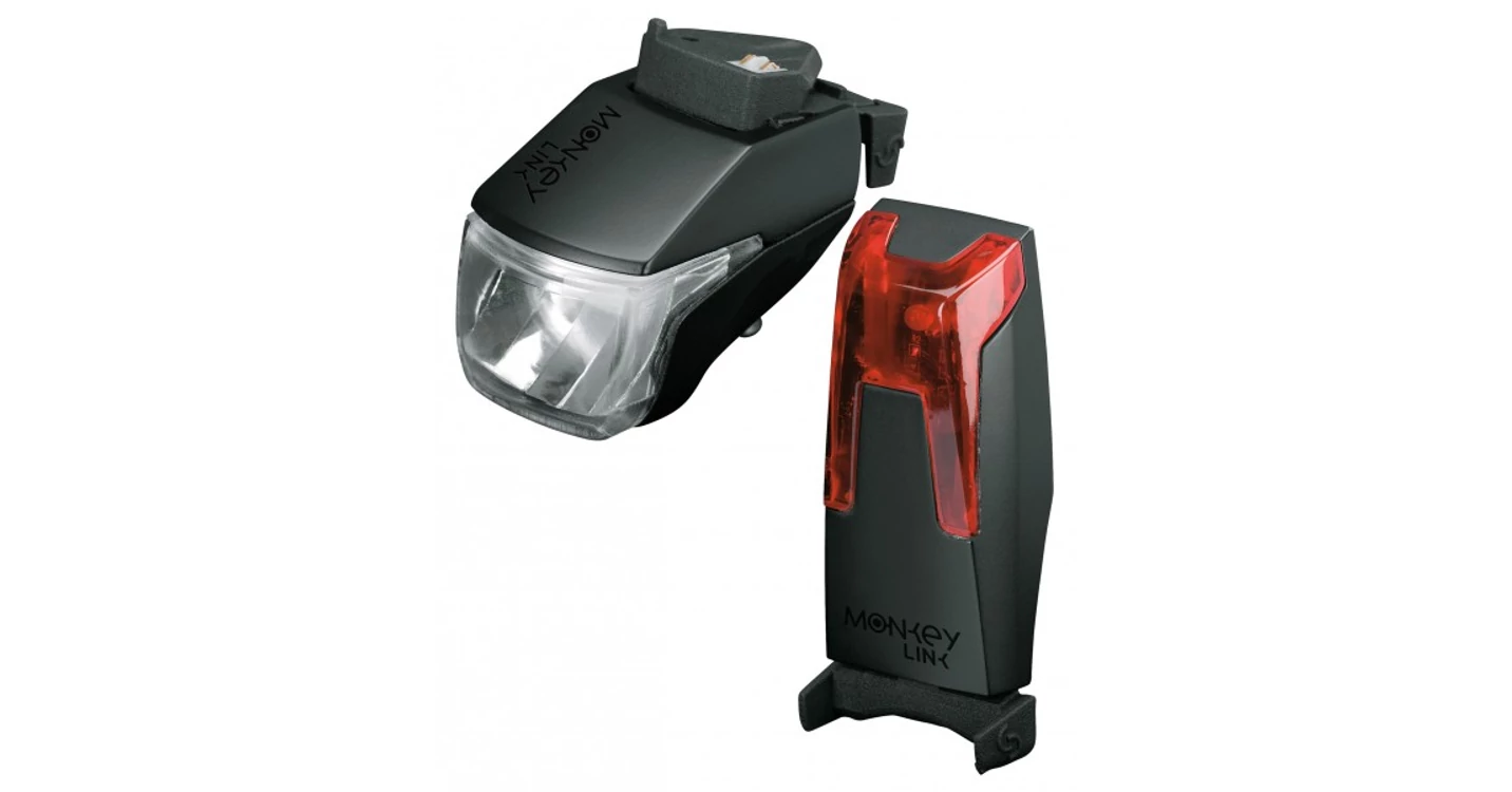 MonkeyLink MonkeyLight 50 Lux CS Connect első+hátsó lámpa ebike ...