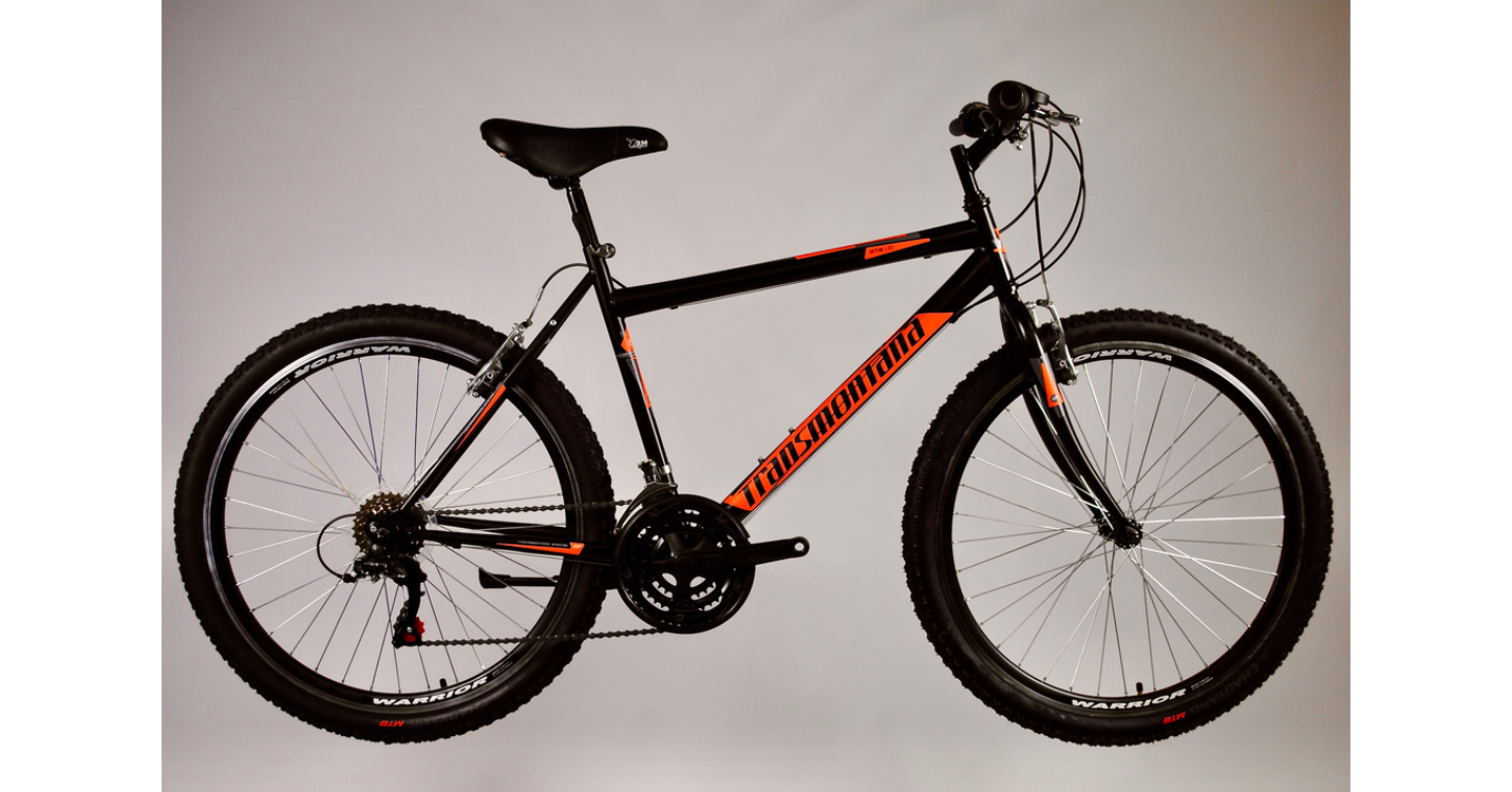 Trans Montana MTB 1.0 26 Revo acél férfi Mountain Bike fekete-narancs ...