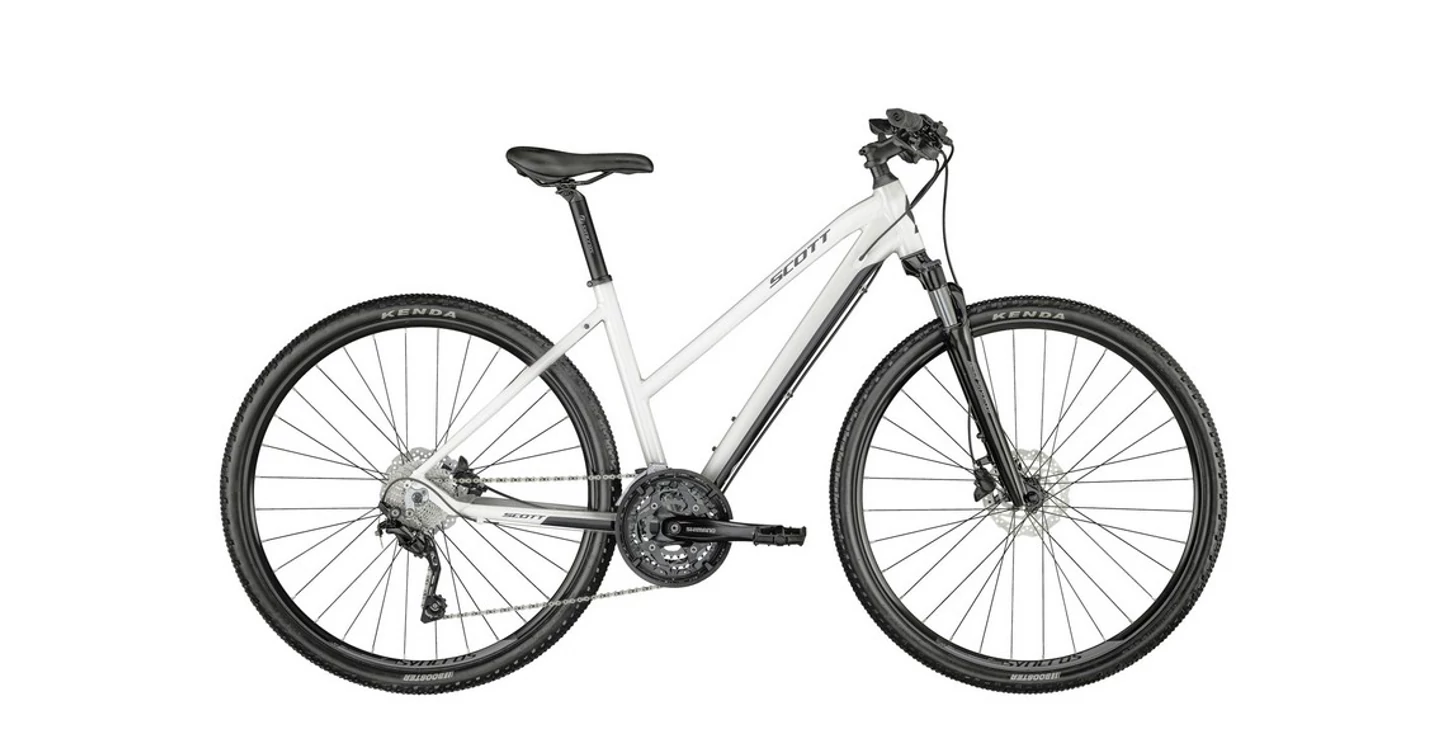 SCOTT Sub Cross 20 női Cross Kerékpár pearl white-stellar blue L ...