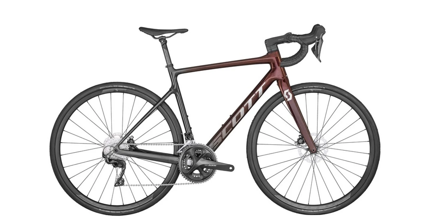 SCOTT Addict 30 férfi Országúti Kerékpár red tint-white reflective M ...