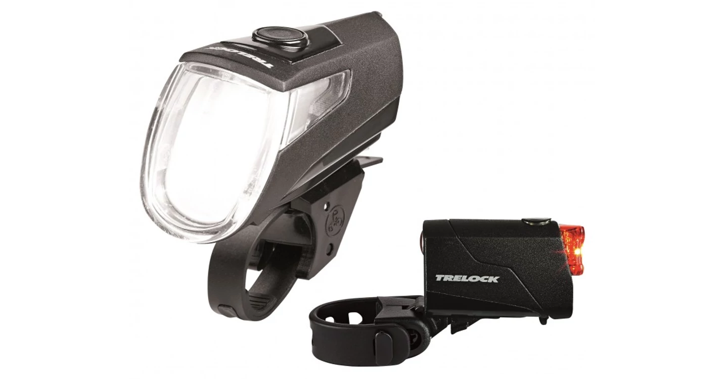 Trelock LS 360 I-GO® ECO / LS 720 akkumulátoros első+hátsó lámpa ...