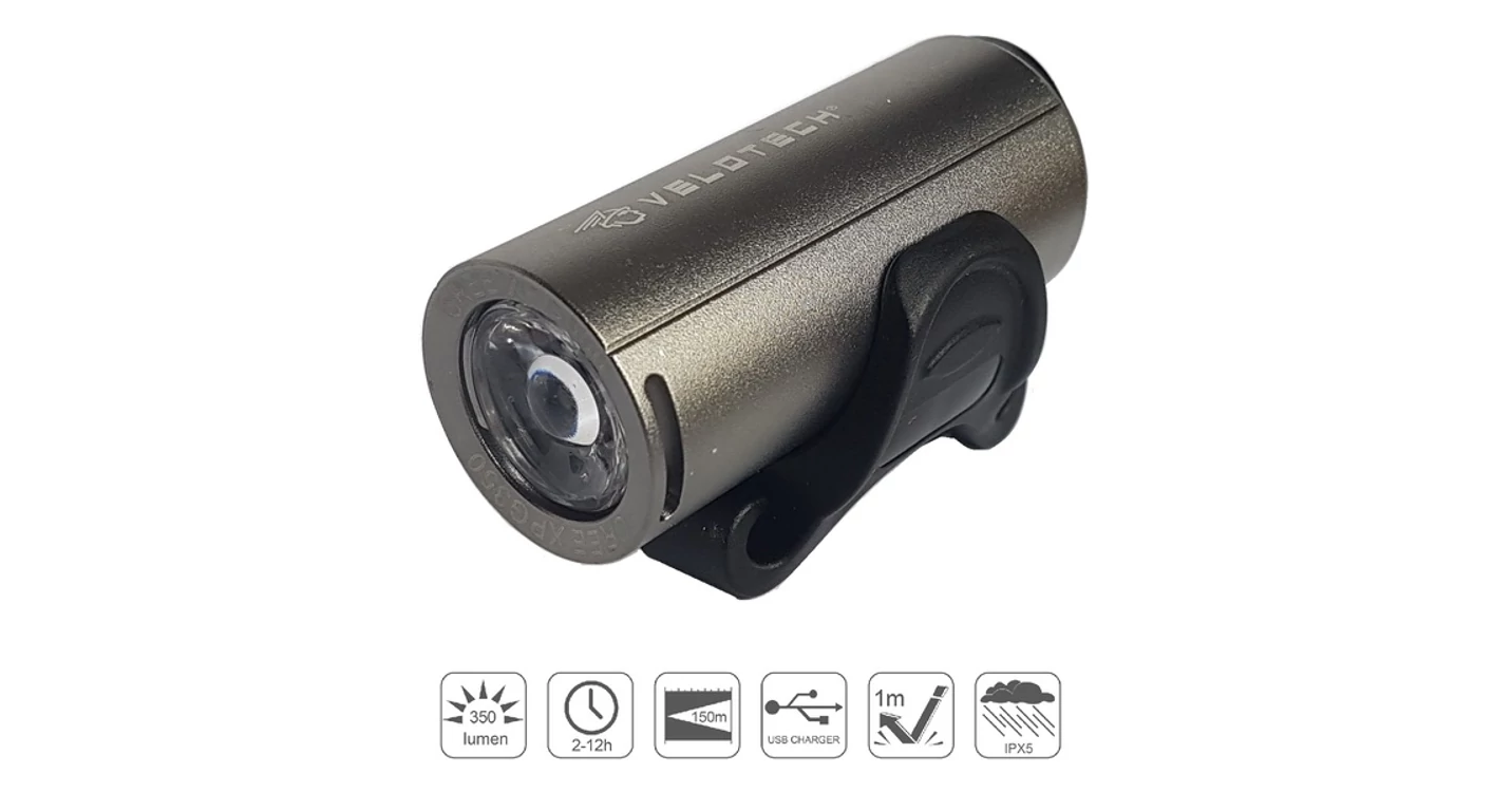 Velotech Lámpa első 350 lumen | Kerékpár Webshop | Akciós kerékpárok