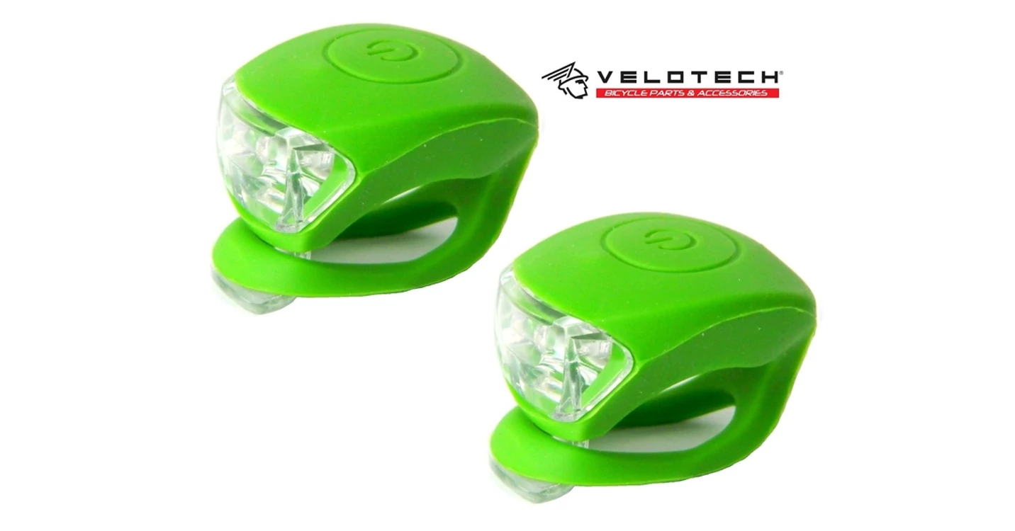 Velotech Villogó 2led zöld | Kerékpár Webshop | Akciós kerékpárok
